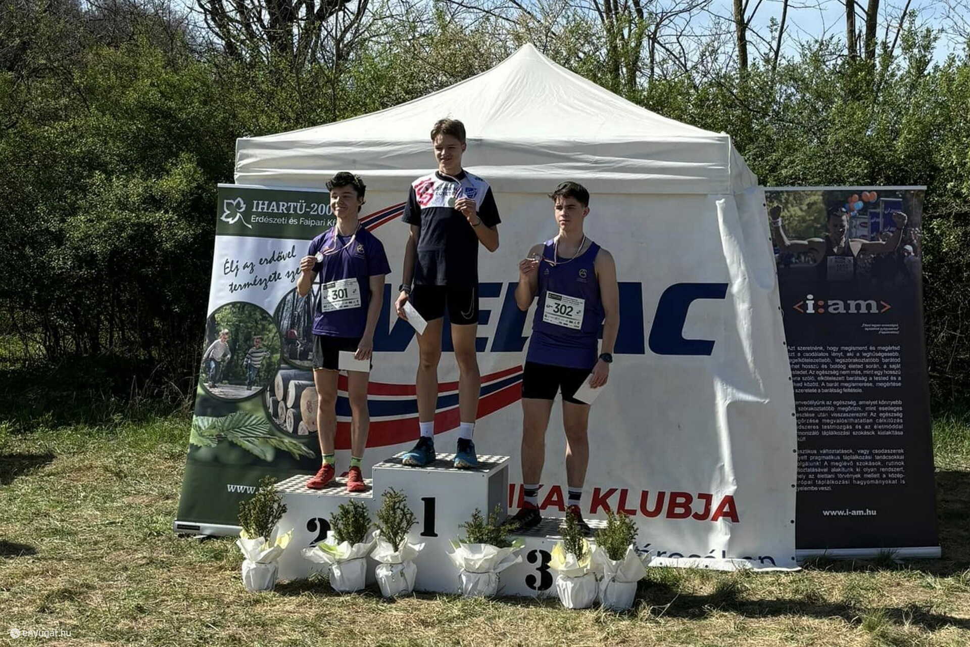 A SMAFC atlétái a dobogó tetejére futottak