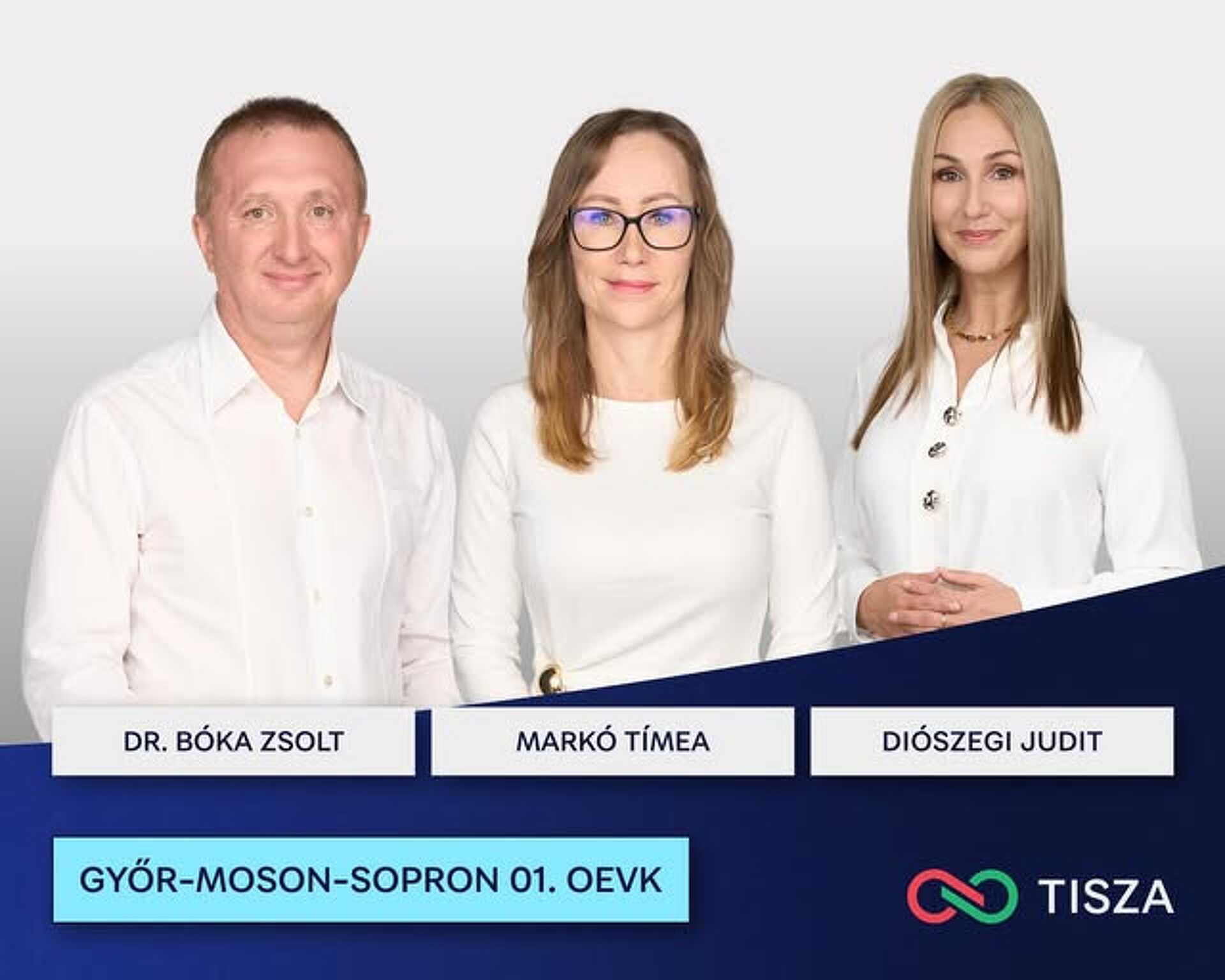 Ügyvéd, orvos, fotós - Bemutatták a Tisza Párt Győr-Moson-Sopron megyei jelöltjeit
