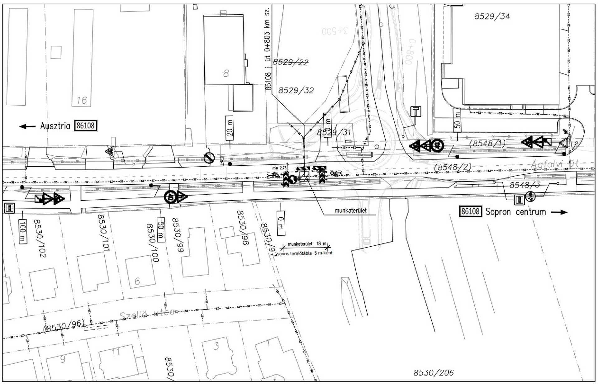 Egy darabig forgalmi akadály lesz az Ágfalvi úton
