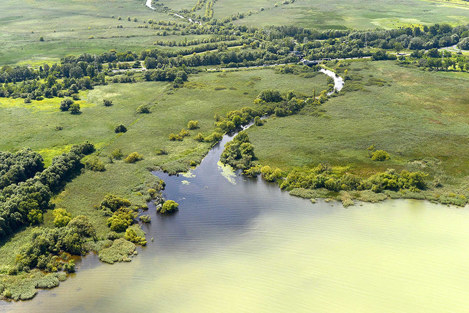 Az Őrségtől a Balatonig - Ilyen a magasból a Zala folyó